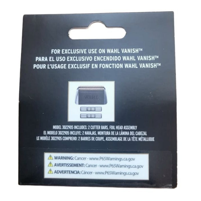 Wahl Replacement Vanish Double Foil Shaver Cutters & Foil Model 302290 ...