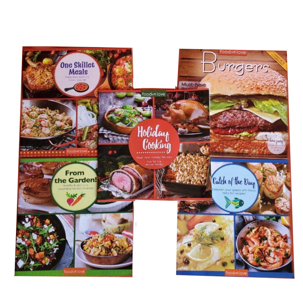 5 Special Books, Food We Love: Holiday cooking, Burgers, From the gard ...