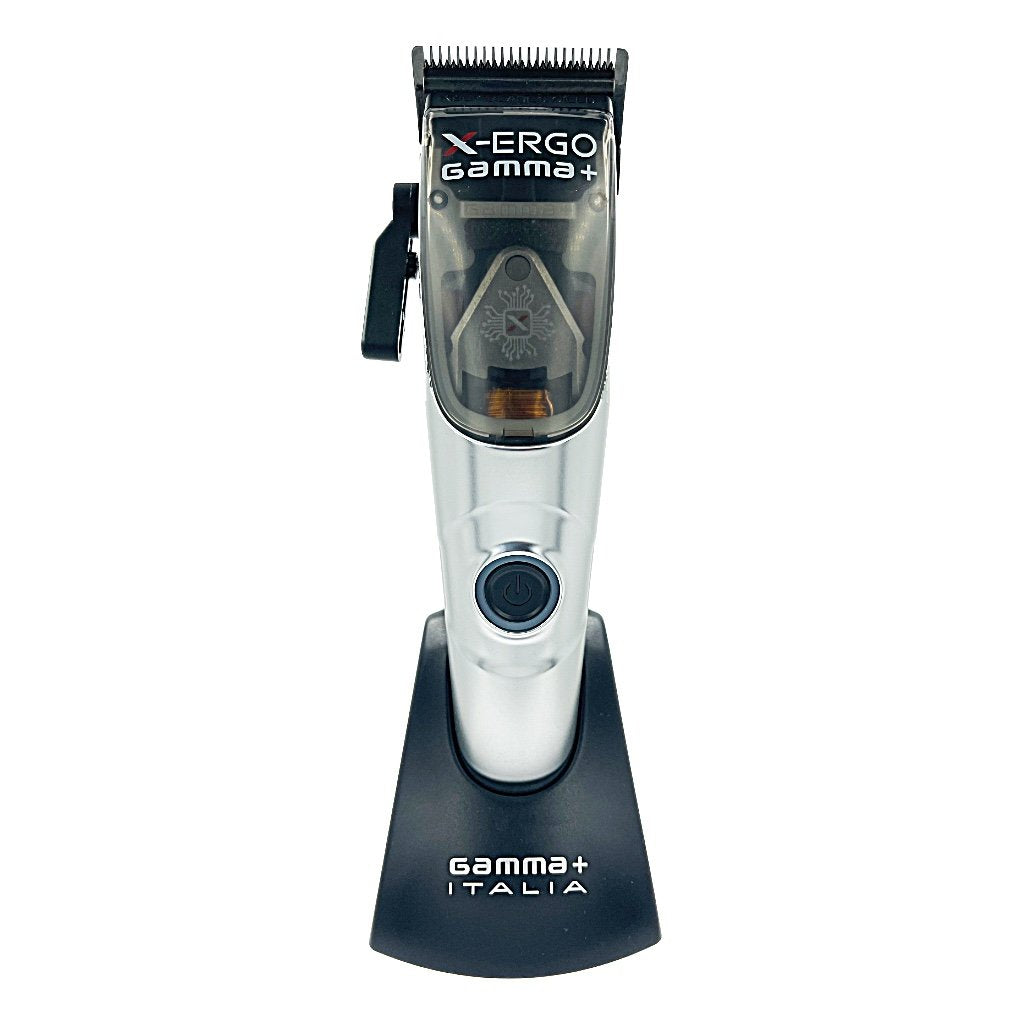 GAMMA + X-ERGO Linear Cordless Magnetic Clipper Silver, Gold and Rose ...